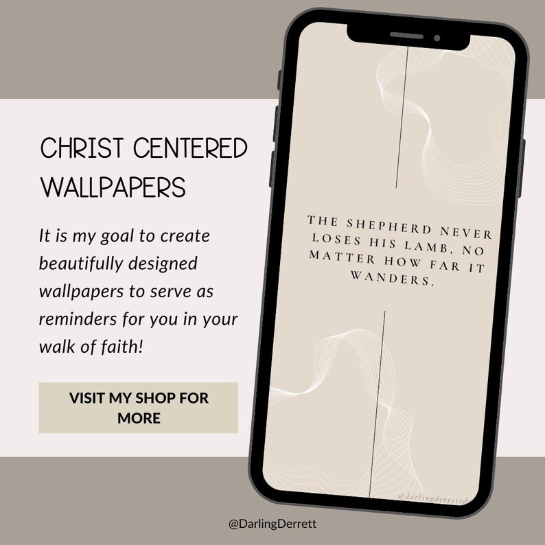 Instant Download Christian iPhone Wallpaper - Etsy