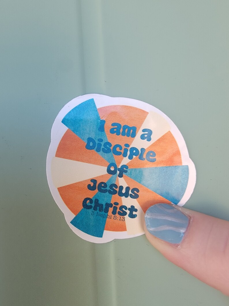 I Am a Disciple of Jesus Christ Sticker - Etsy