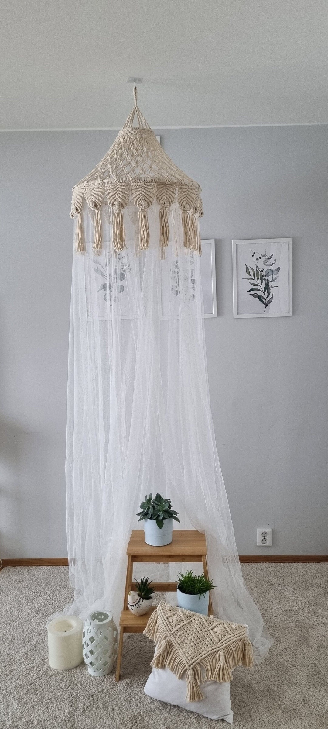 Boho Mosquito Net,boho Canopy,bed Canopy, Crib Canopy, Boho Curtains ...