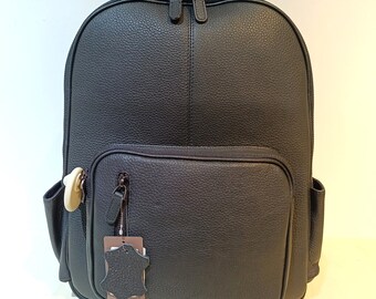 Personalized Men Leather Backpack, Vintage Leather Backpack, Rucksack ...