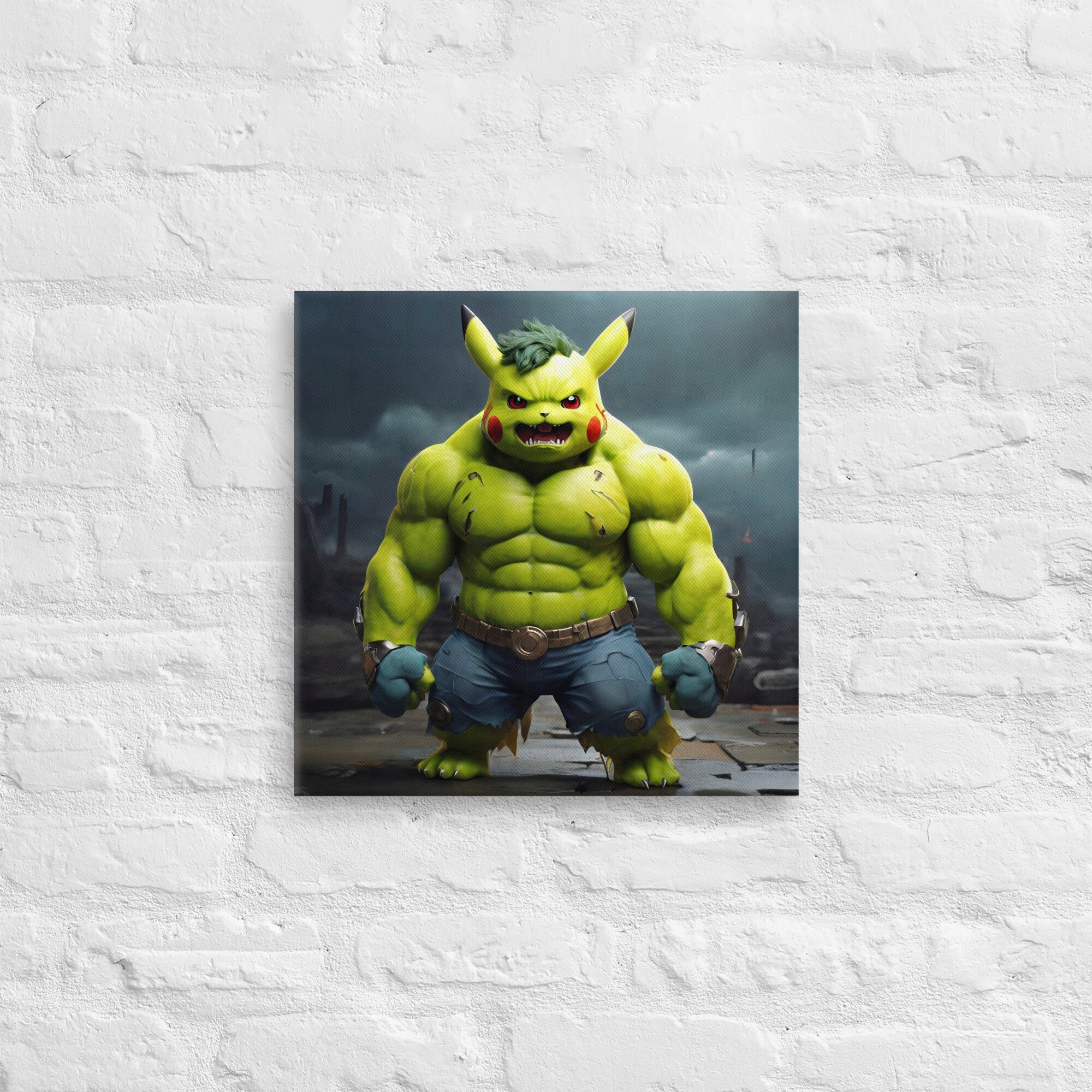 Pikachu Hulk - Etsy