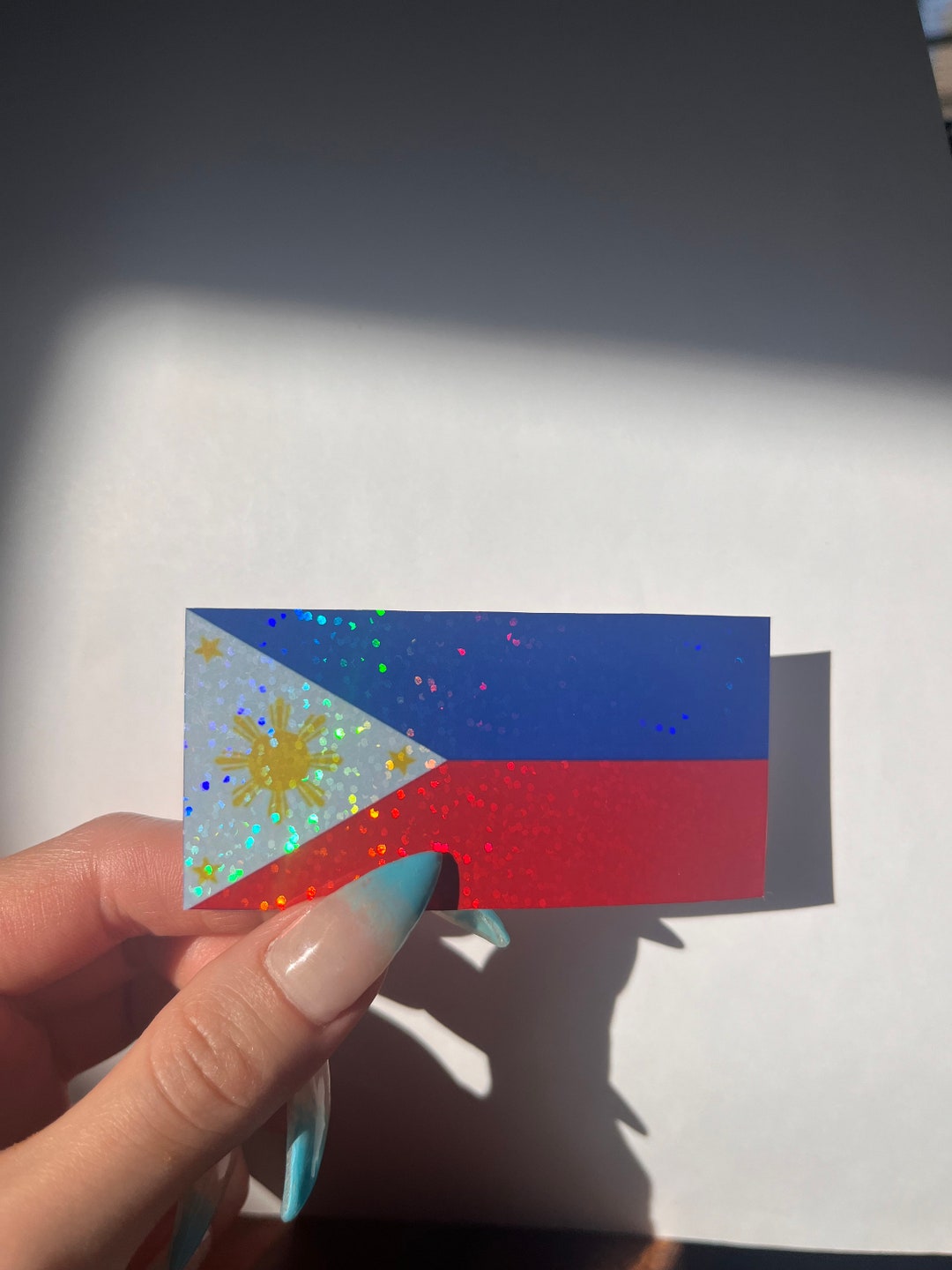 Filipino Flag Sticker - Etsy