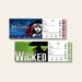 Personalised/custom Theatre Ticket Event Ticket Surprise Voucher ...