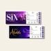 Personalised/custom Theatre Ticket Event Ticket Surprise Voucher ...