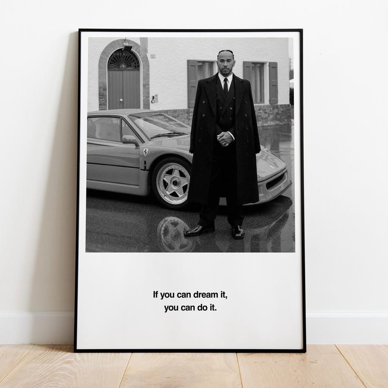 A4 Lewis Hamilton Posters - Etsy