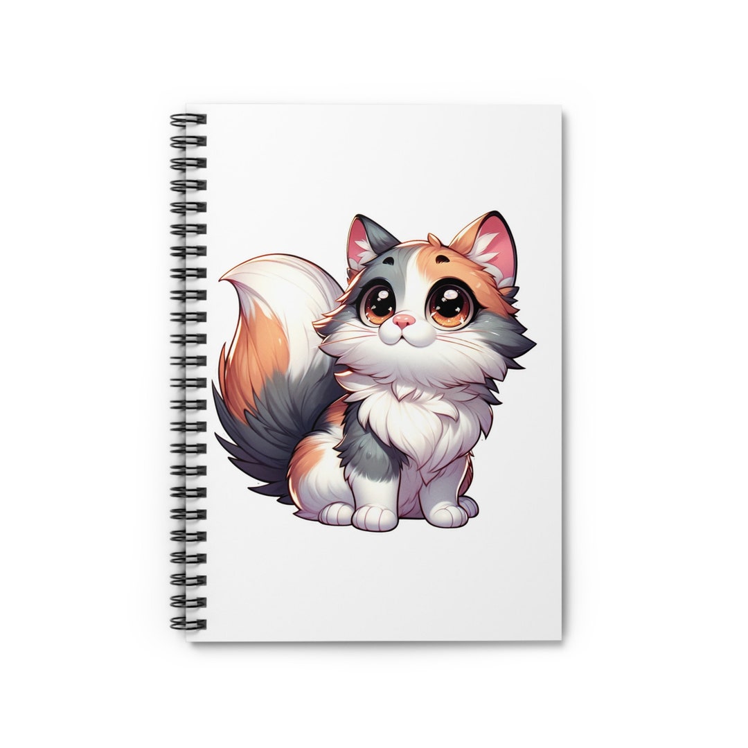 Cute Kitty Notebook - Etsy