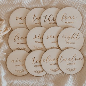 Lasercut DXF File Milestone Engraving Baby Cards - Etsy