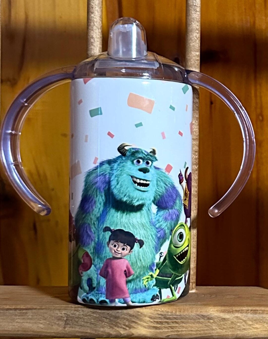 Monsters Inc 12 Oz Sippy Cup - Etsy