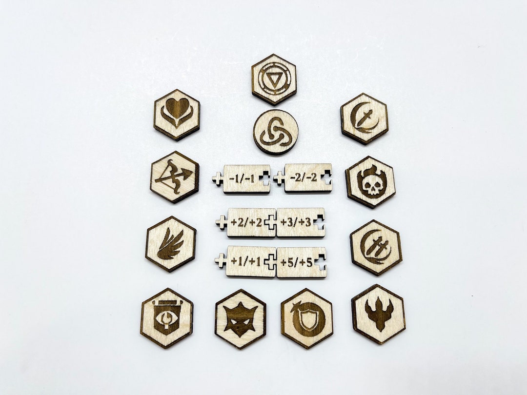 100 MTG Tokens Counters Magic the Gathering Tokens and Ability Mtg ...