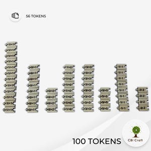 100 MTG Tokens Counters Magic the Gathering Tokens and Ability Mtg ...