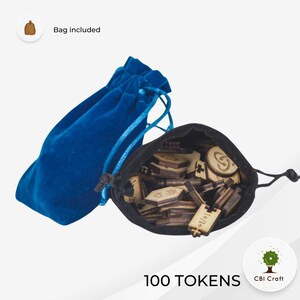 MTG Ability Tokens | Wooden Status Counters | Magic the Gathering ...