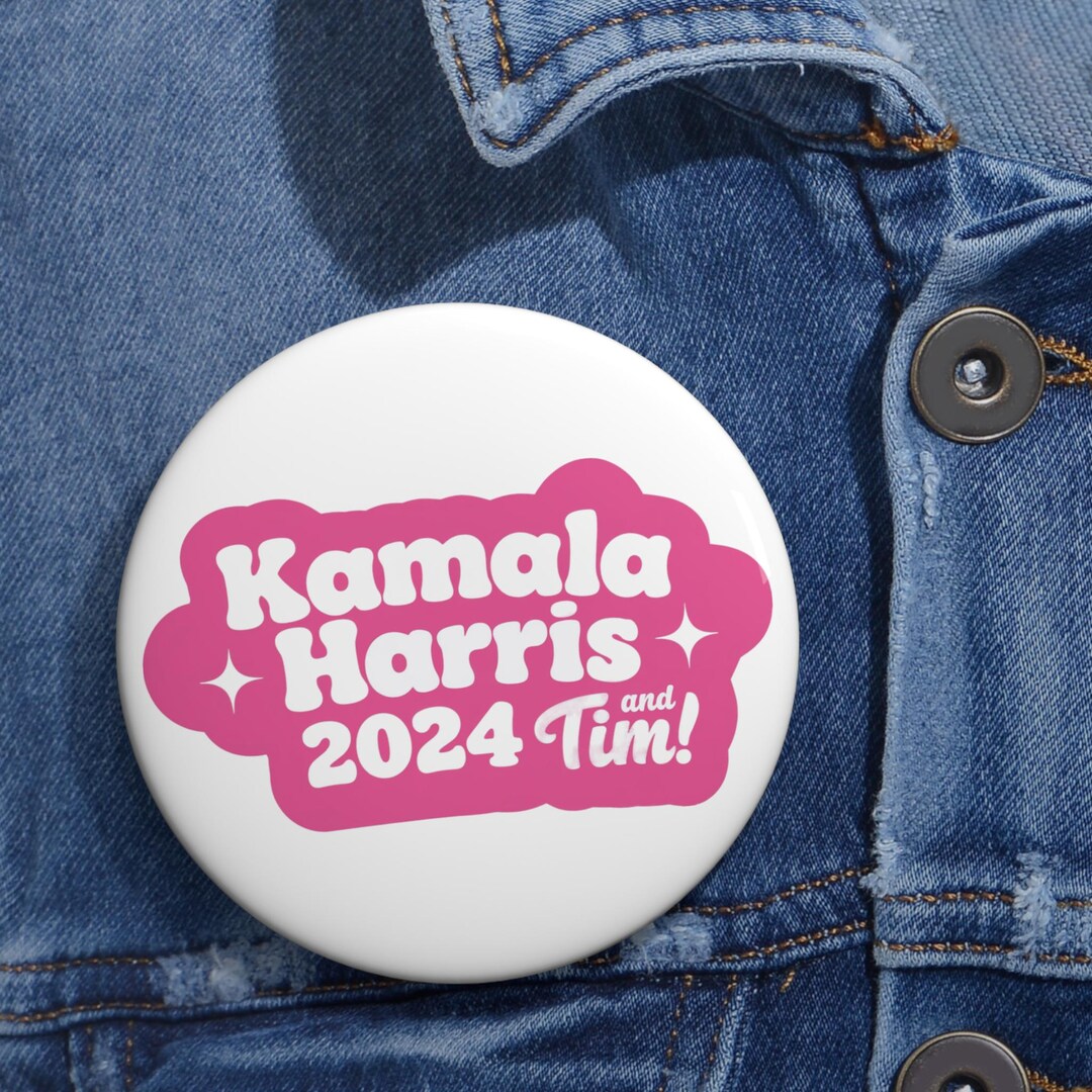 Harris Walz 2024 Pin Button, Kamala Harris Political Button, I'm With ...