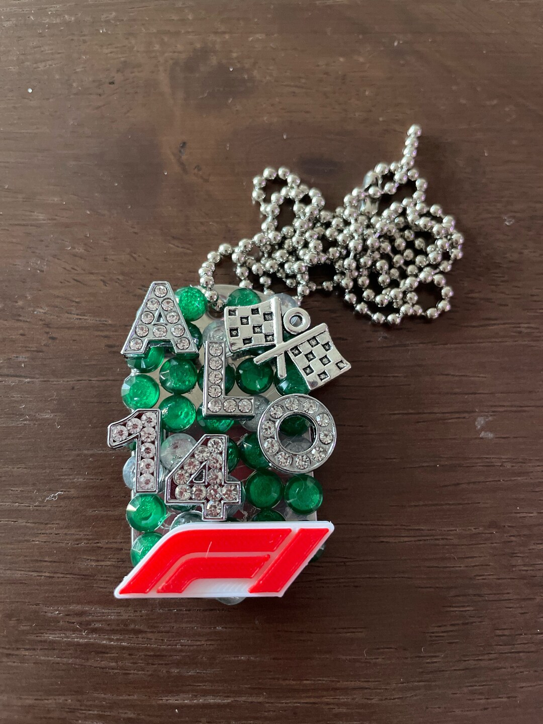 Formula 1 Aston Martin, Fernando Alonso Necklace, F1, Racing ...