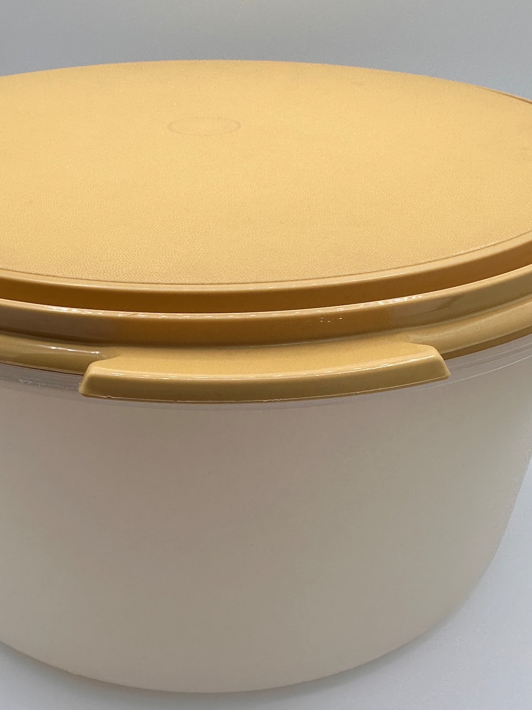 Vintage Large Round Tupperware Container 13 Inches Diameter, 7 In. Tall ...