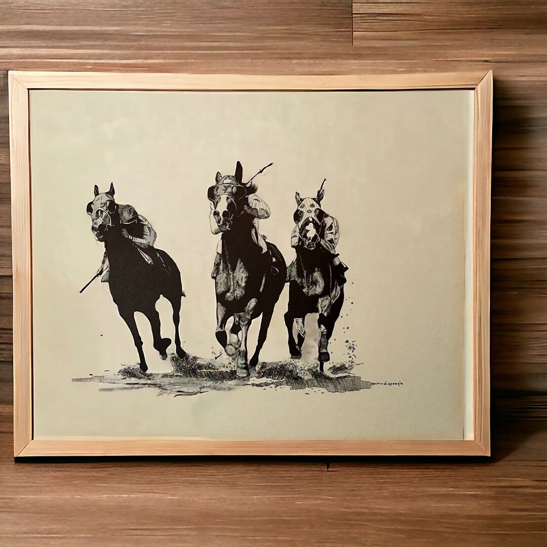 Kentucky Derby Drawing - Etsy