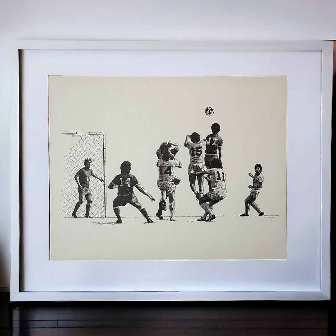 Vintage Soccer Match - Etsy