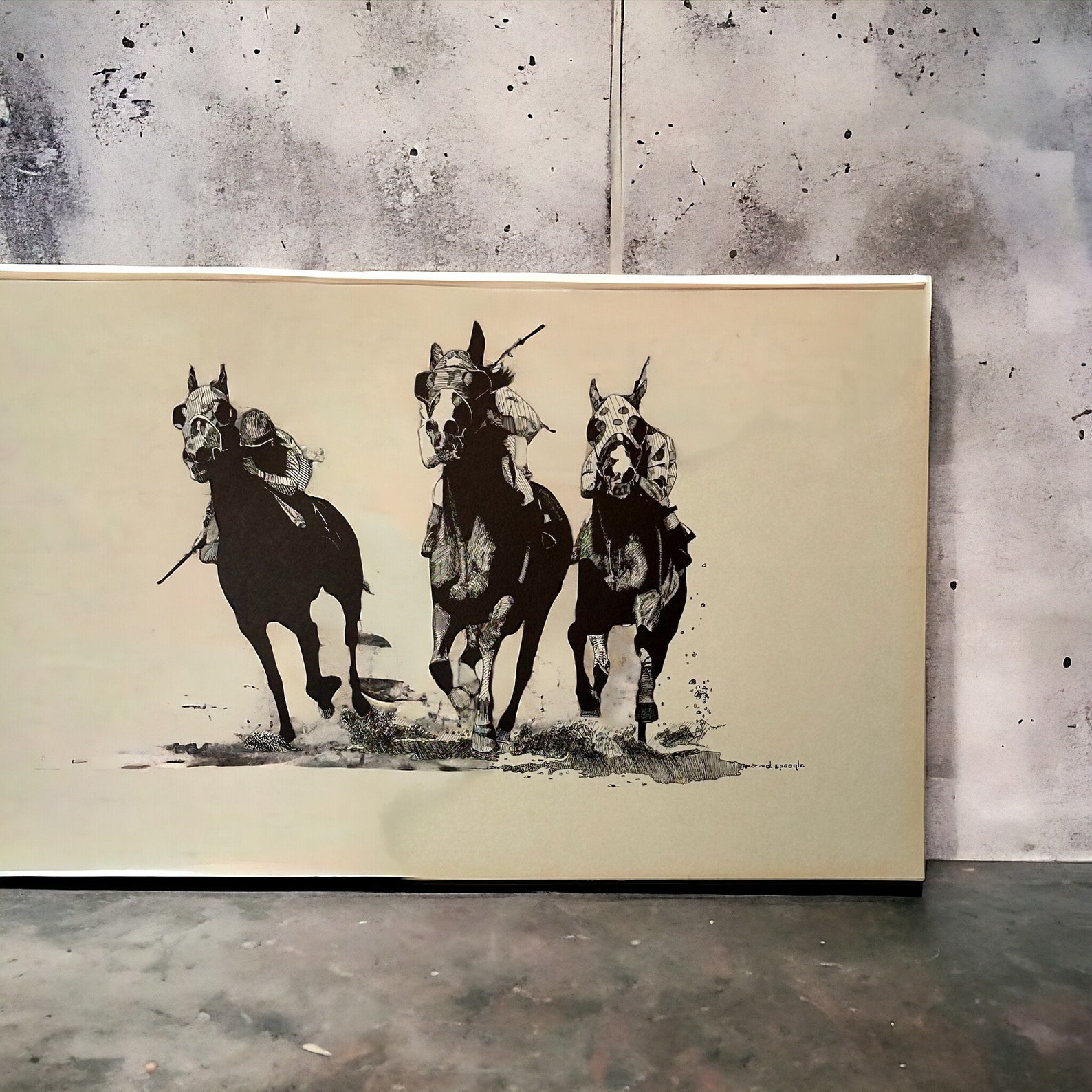 Kentucky Derby Drawing - Etsy