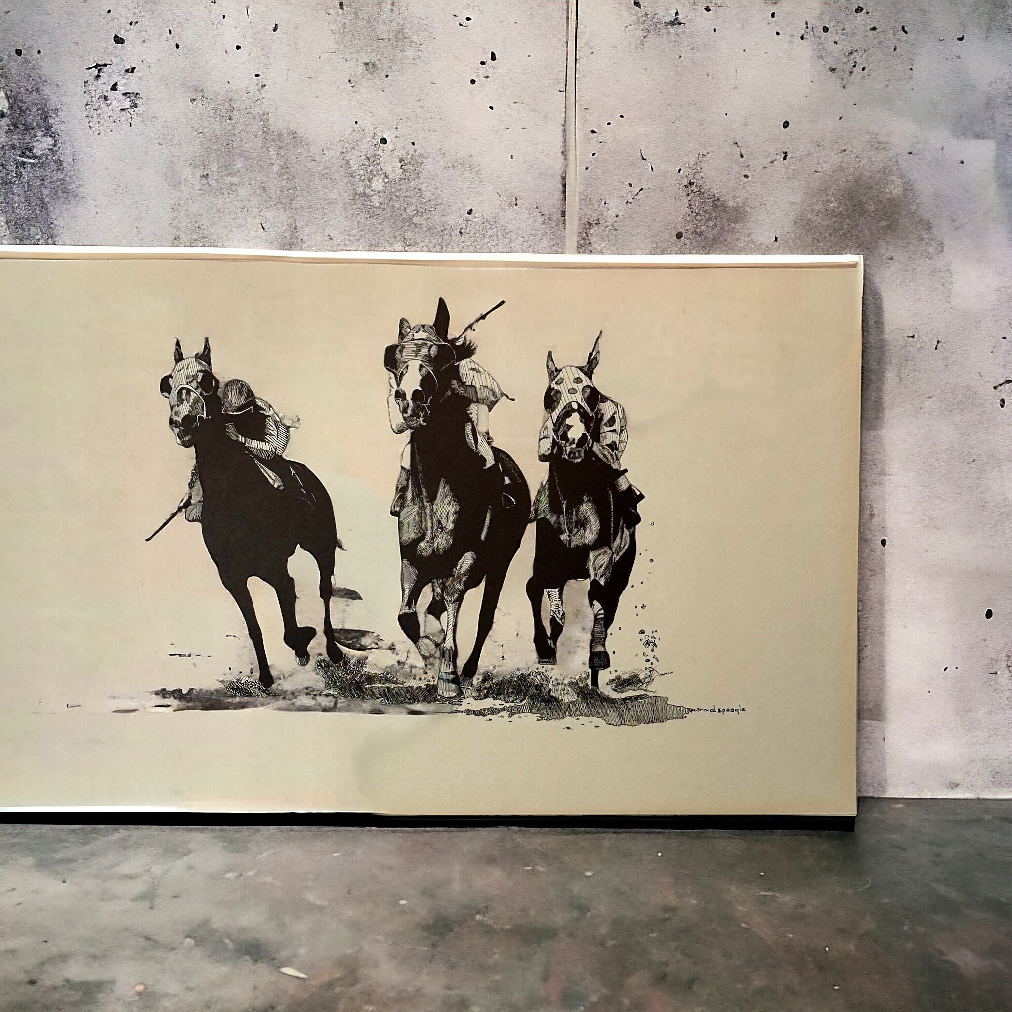 Kentucky Derby Drawing - Etsy