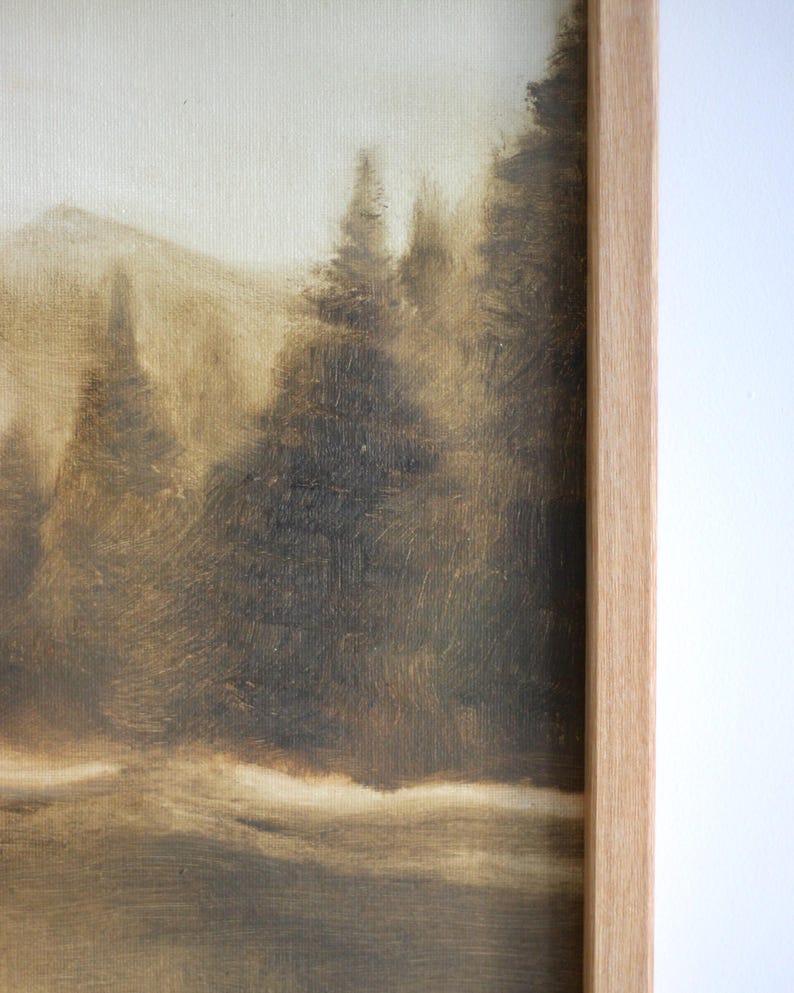 Original Oil Landscape Painting - “quiet Reflection”, Custom Framed in ...