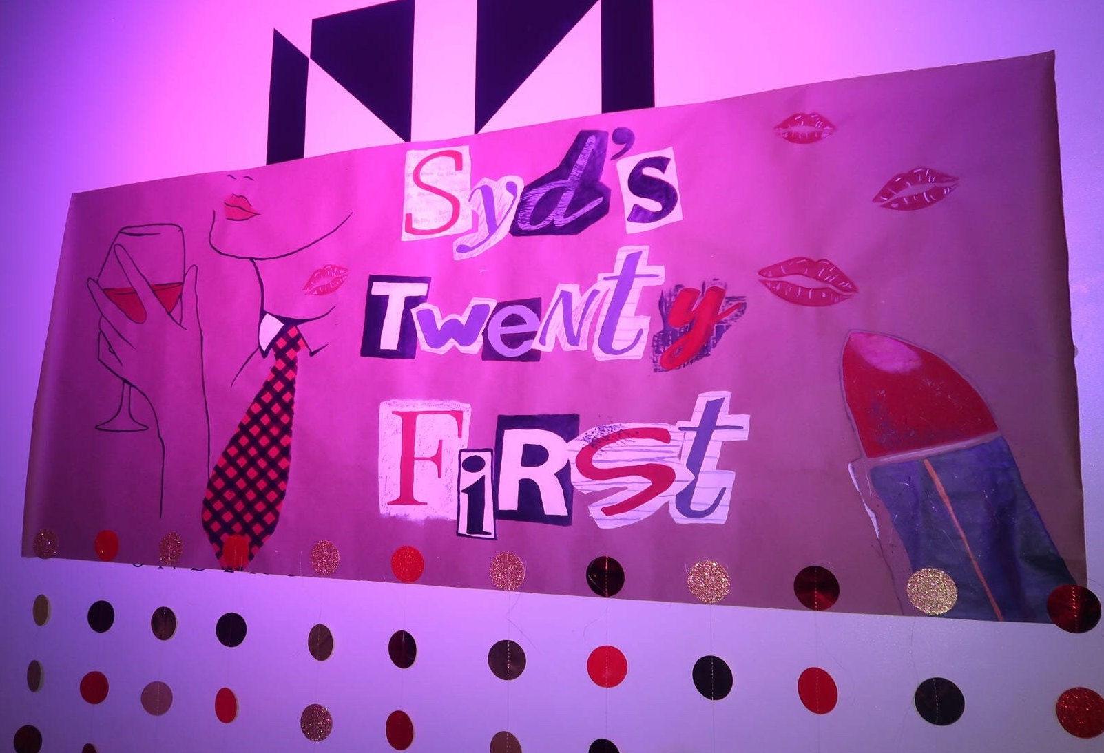 21st Birthday Banner Custom, Hand Painted Sign for Events - Etsy