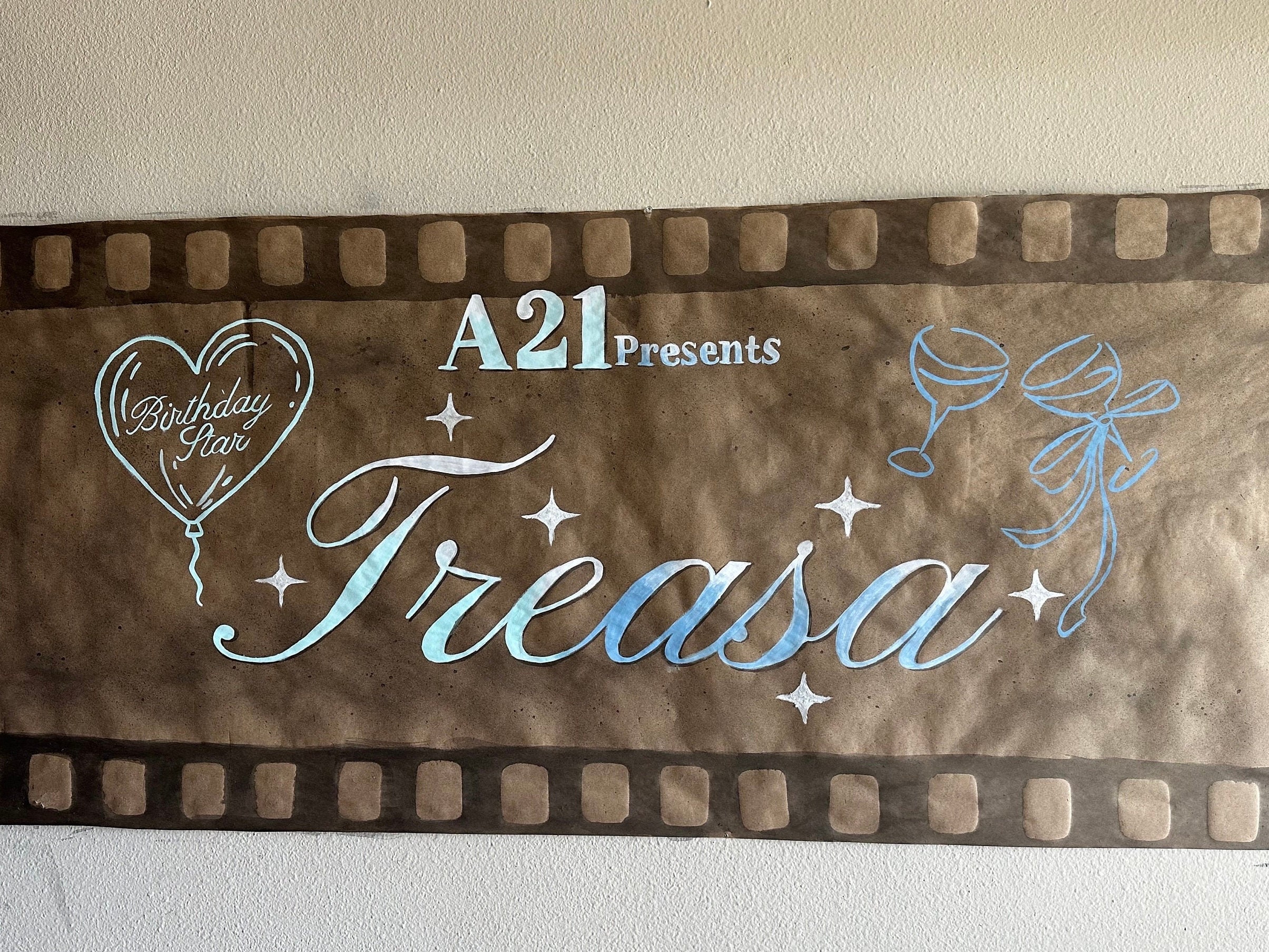 21st Birthday Banner Custom, Hand Painted Sign for Events - Etsy