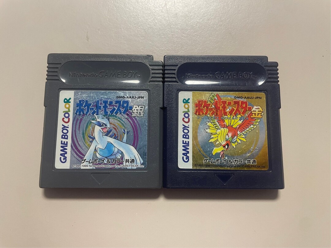 Refurbished Pokemon Silver and Gold Japan Import New Save Battery ...