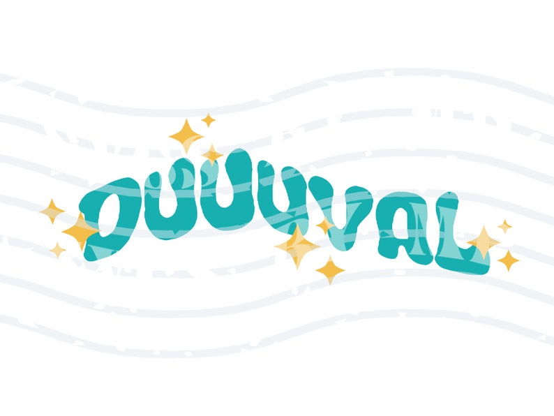 DUUUVAL Wavy Text Svg - Etsy