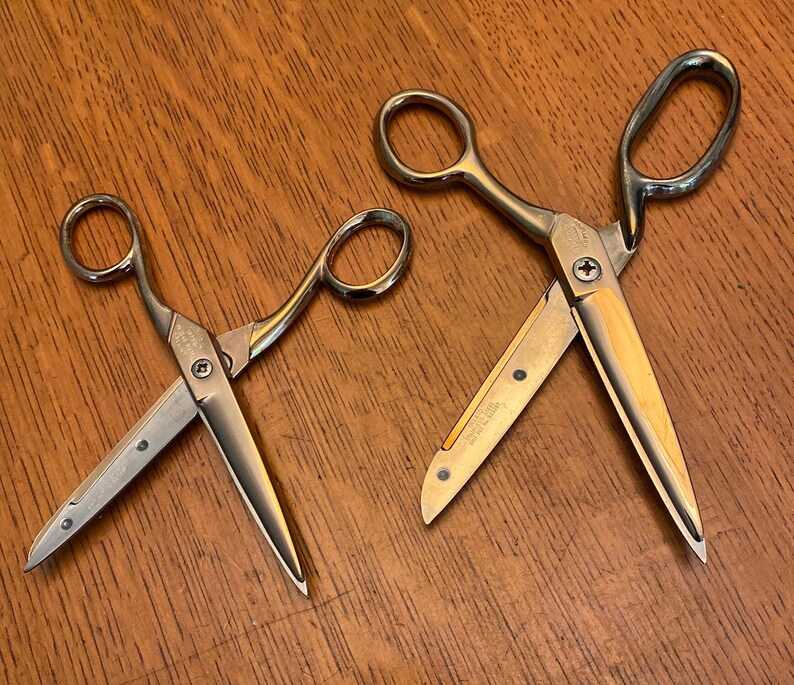 Vintage Sheffield Golden Age Sewing Scissors - Etsy