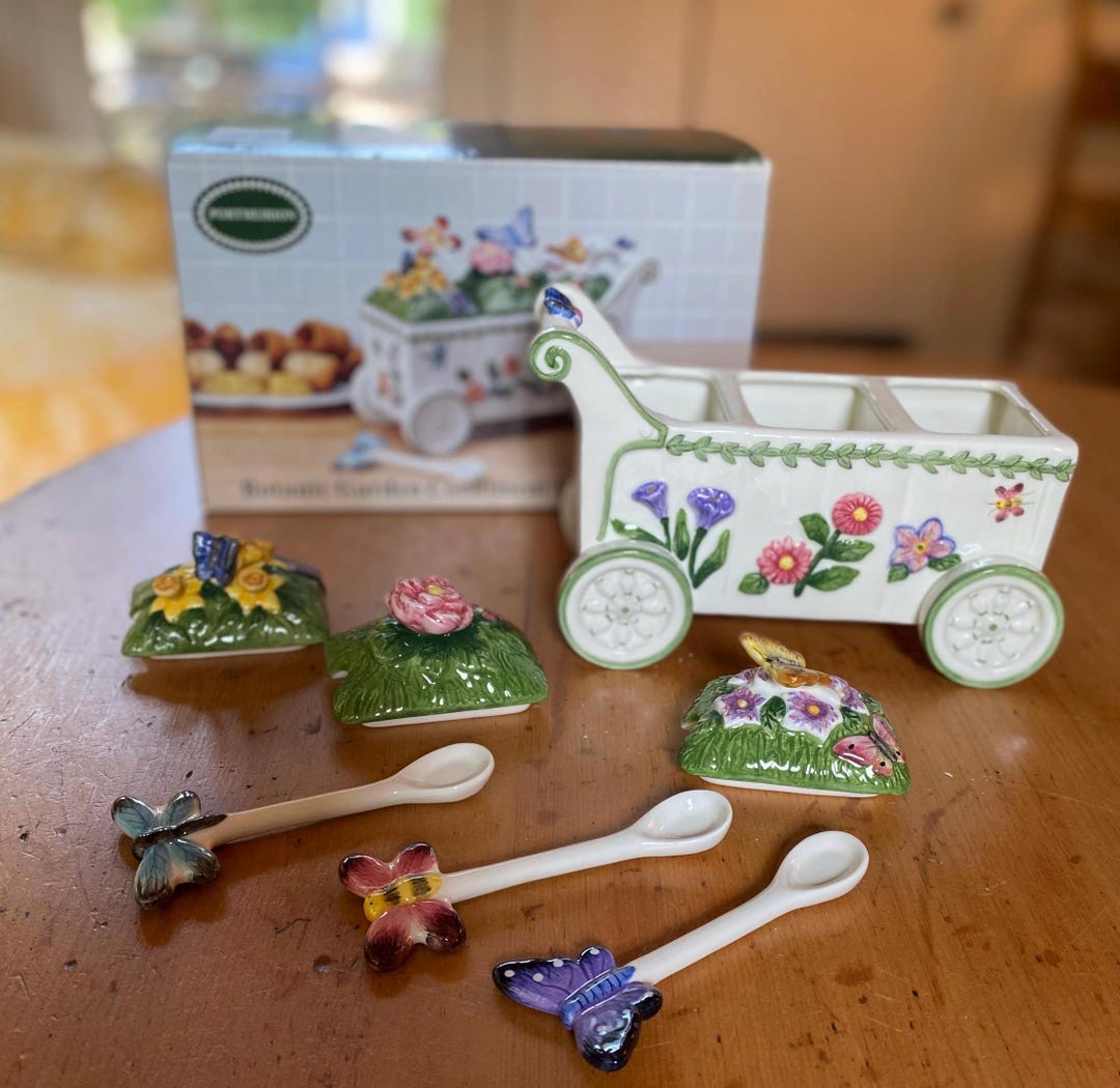Portmeirion Botanic Condiment Cart - Etsy