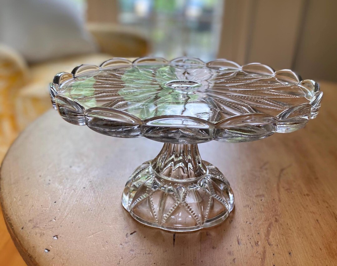 Vintage EAPG Cake Stand - Etsy