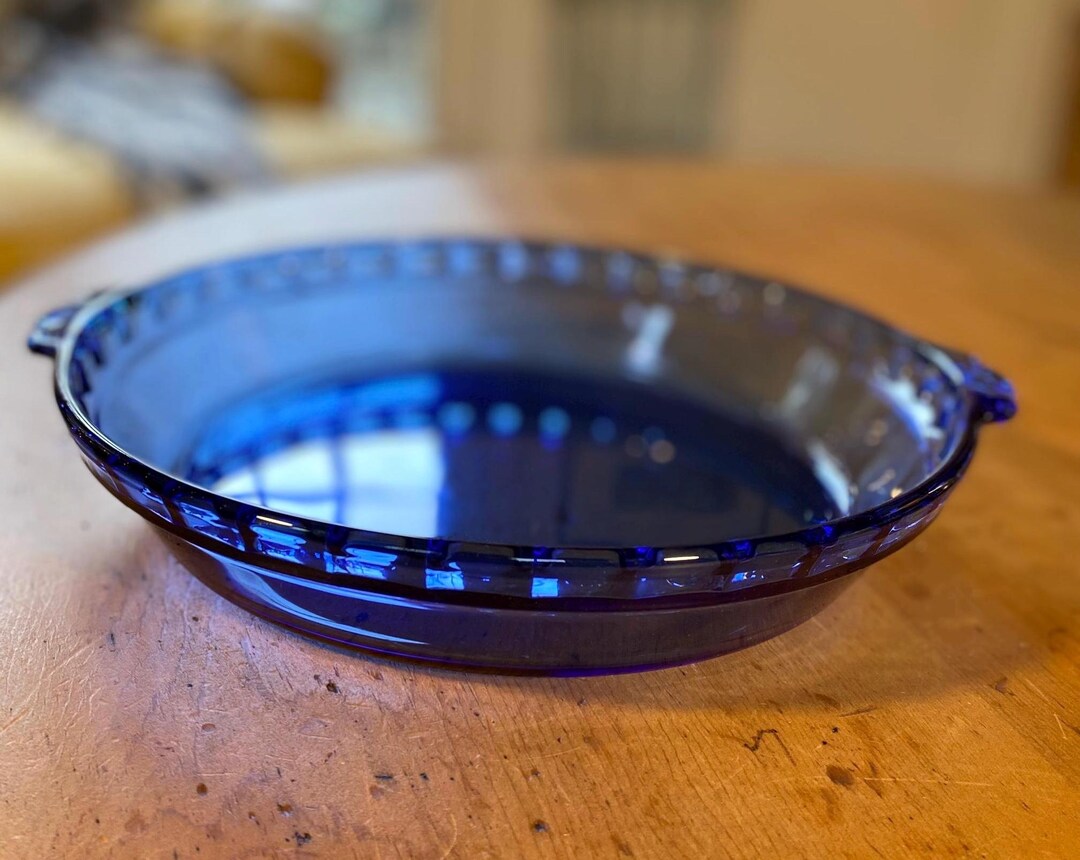 Blue Pyrex Pie Dish - Etsy