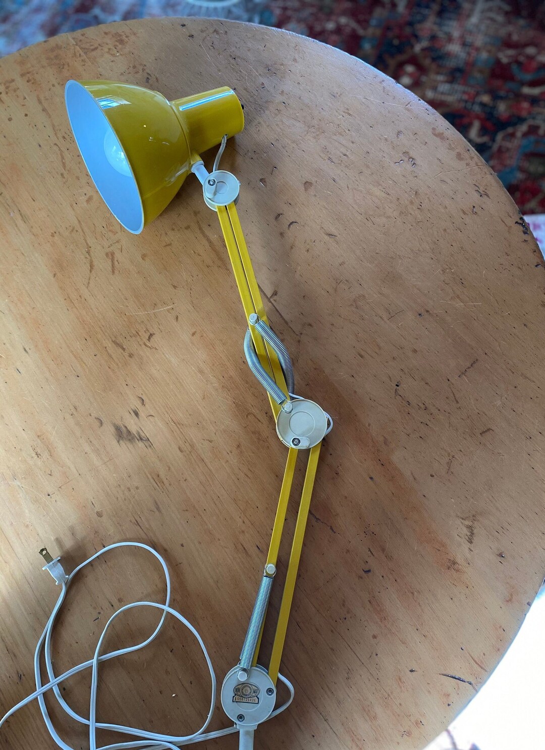 Vintage Luxo Yellow Articulating Table Drafting Lamp - Etsy