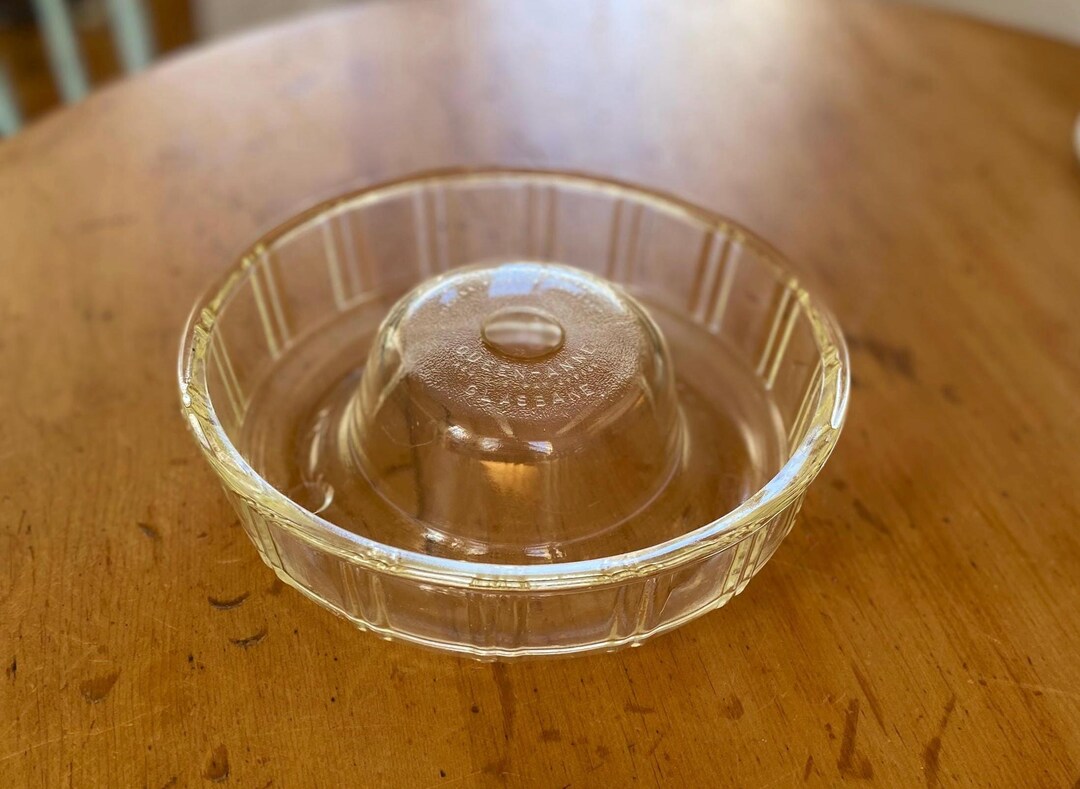 Vintage Queen-anne Glasbake Jello Mold or Cake Pan - Etsy