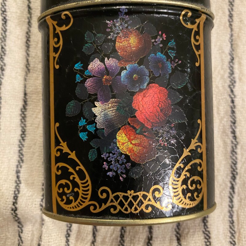Floral Tin Box - Etsy