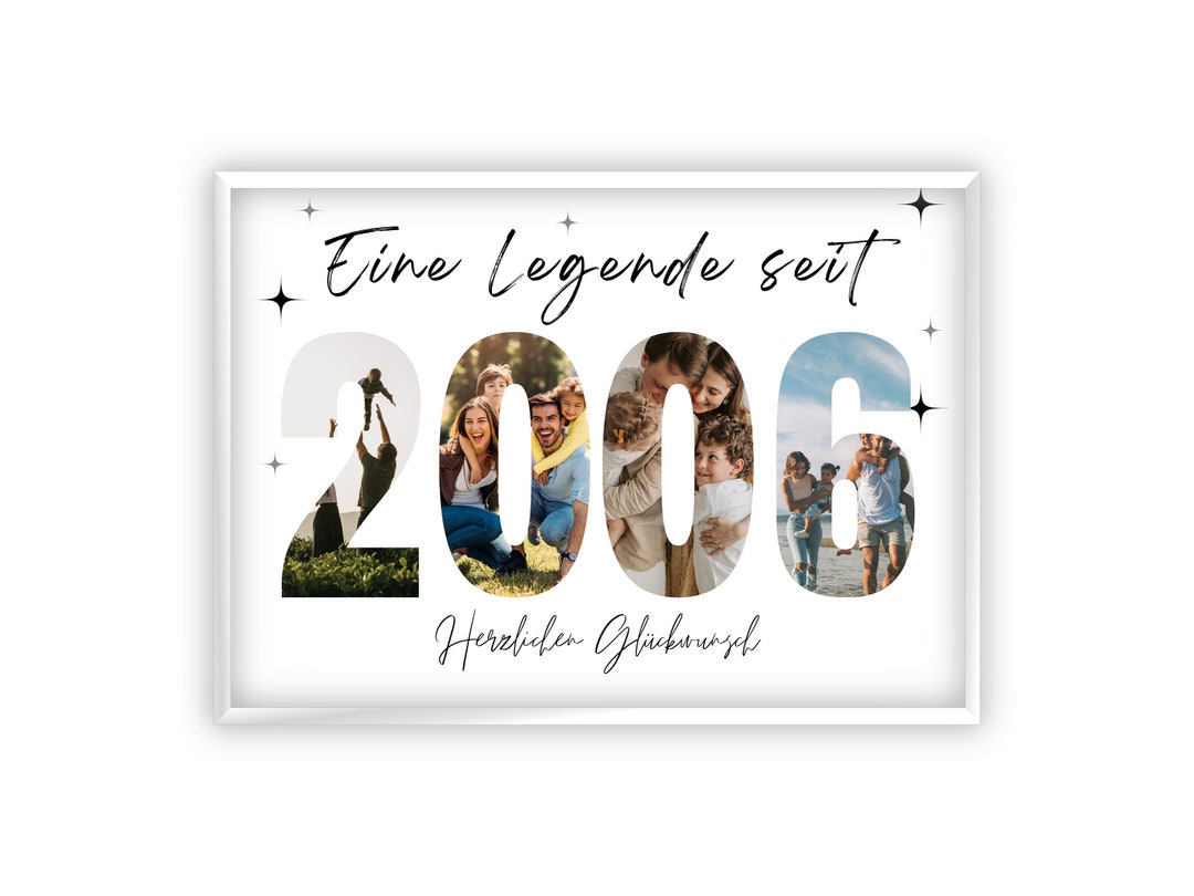 Collage for 19th Birthday 2006 Personalized Creative Gift Photo Gift ...
