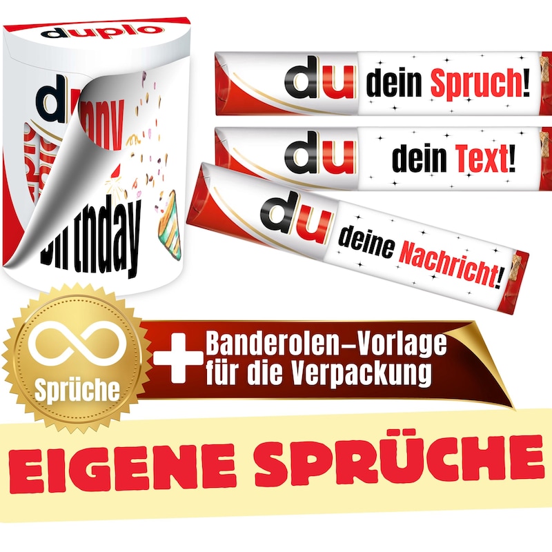 Duplo banderolen personalisiert - Etsy.de