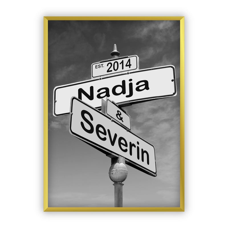 Wedding Street Sign - Etsy