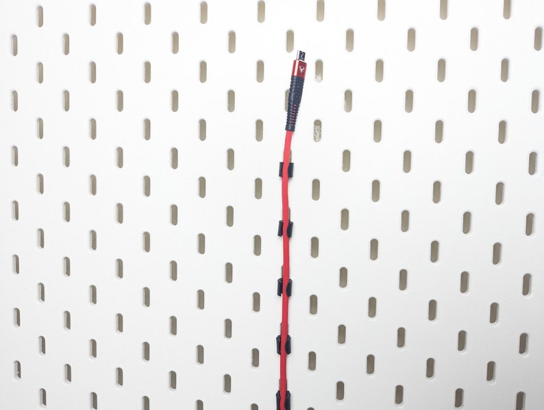 Cable Clips for Ikea Skadis Peg Board Accessories, Power Cable Hooks ...