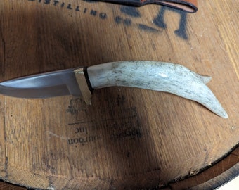 Deer Leg Bone and Deer Antler Knife, 13 - Etsy