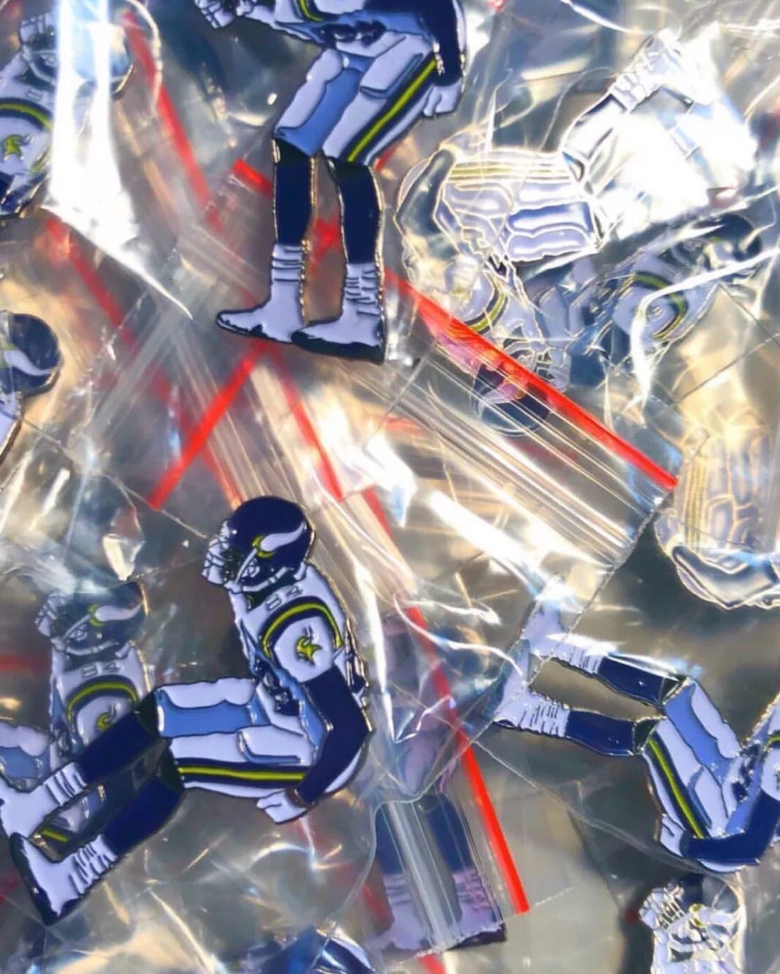 Randy Moss Pin Moon Flash VS Green Bay Packers Minnesota Vikings Soft ...