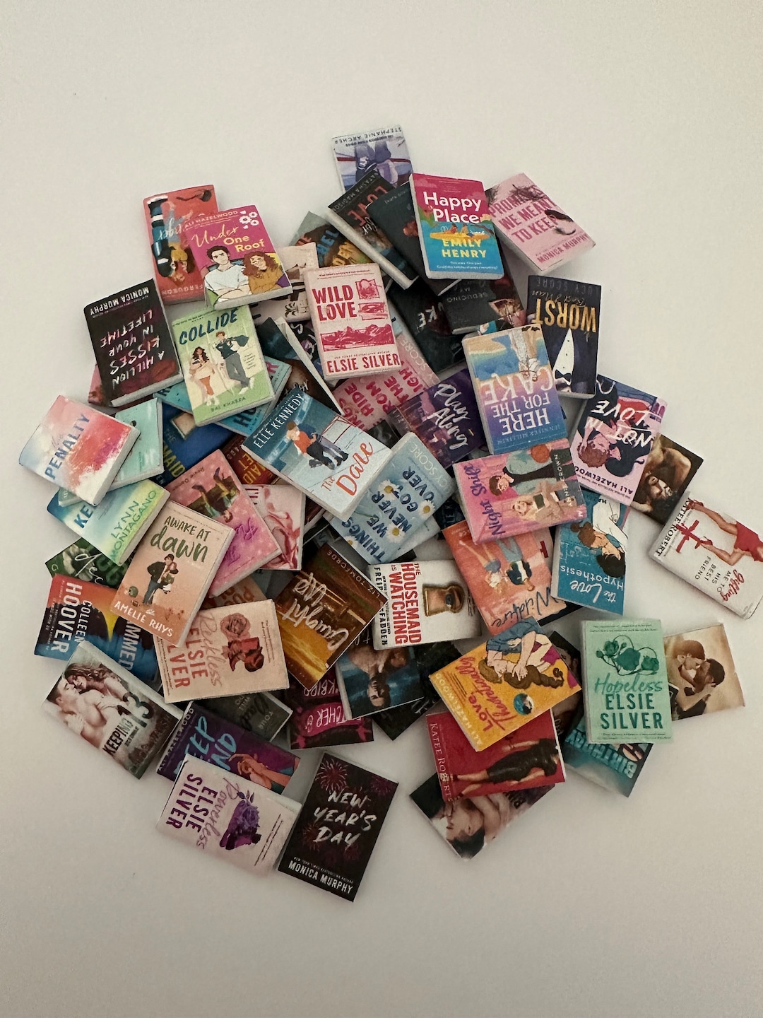 Custom Mini Book for Display or TBR Jar (2.5cmx1.8cm) - Etsy UK