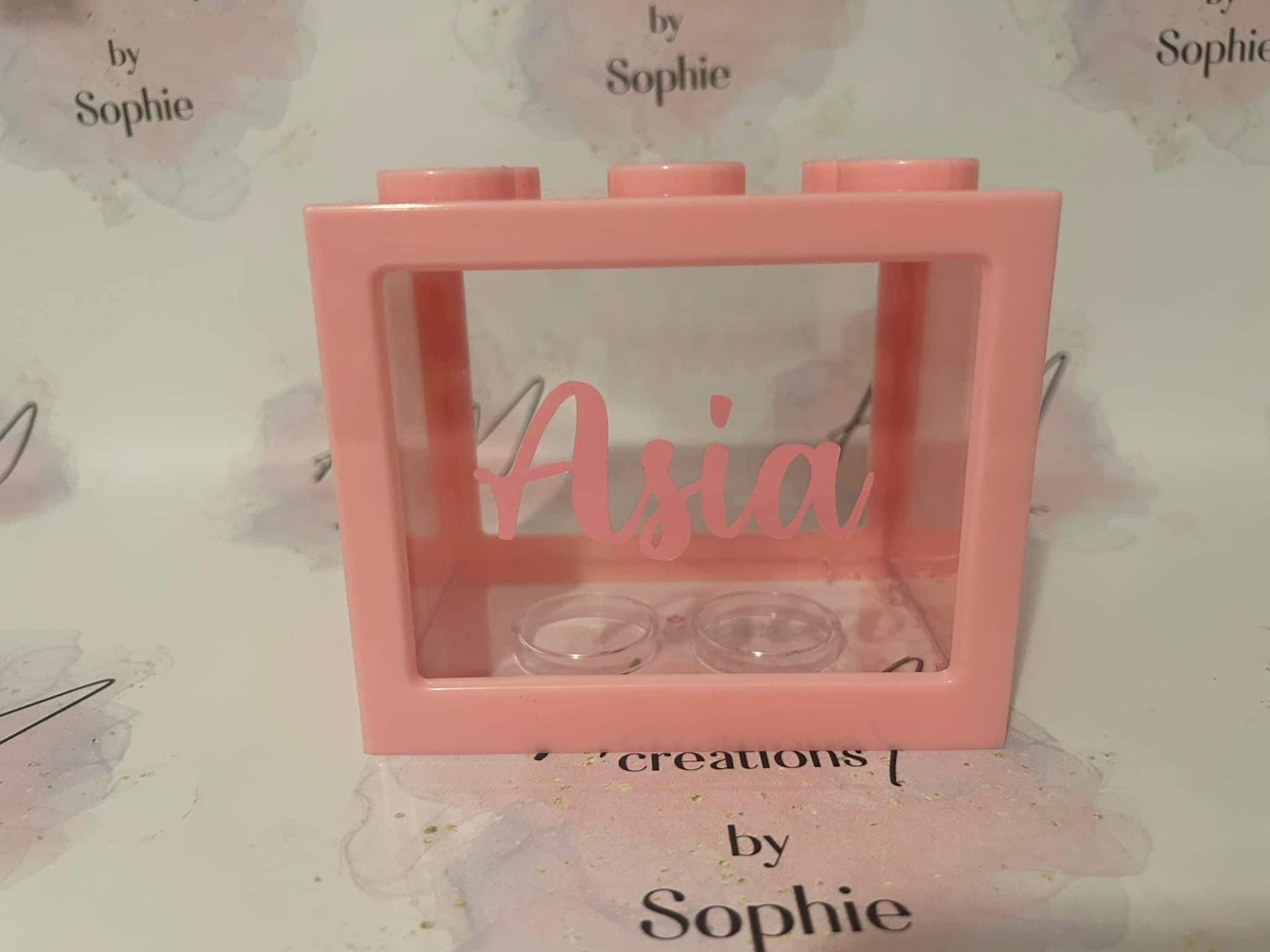 Personalised Lego Money Box, Lego Money Box for Kids - Etsy UK