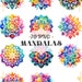 Rainbow Mandala Clip Art – 70 PNG Watercolor Zen Designs (digital ...