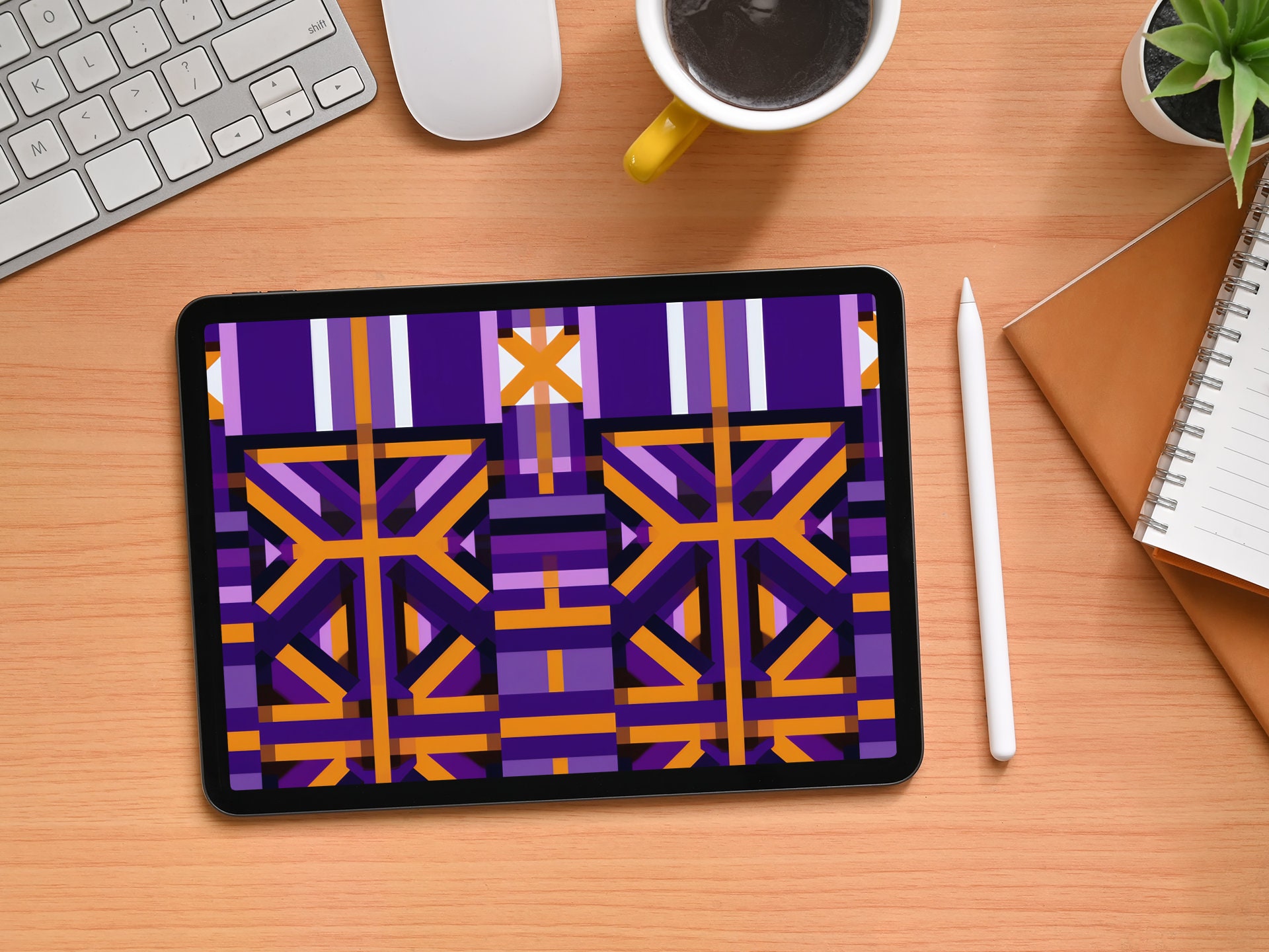 Purple Kente Cloth Seamless Patterns: 12 PNG African Textile Designs ...