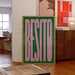 Besito Art Print – Pink & Green Spanish Typography, Kiss Decor - Etsy