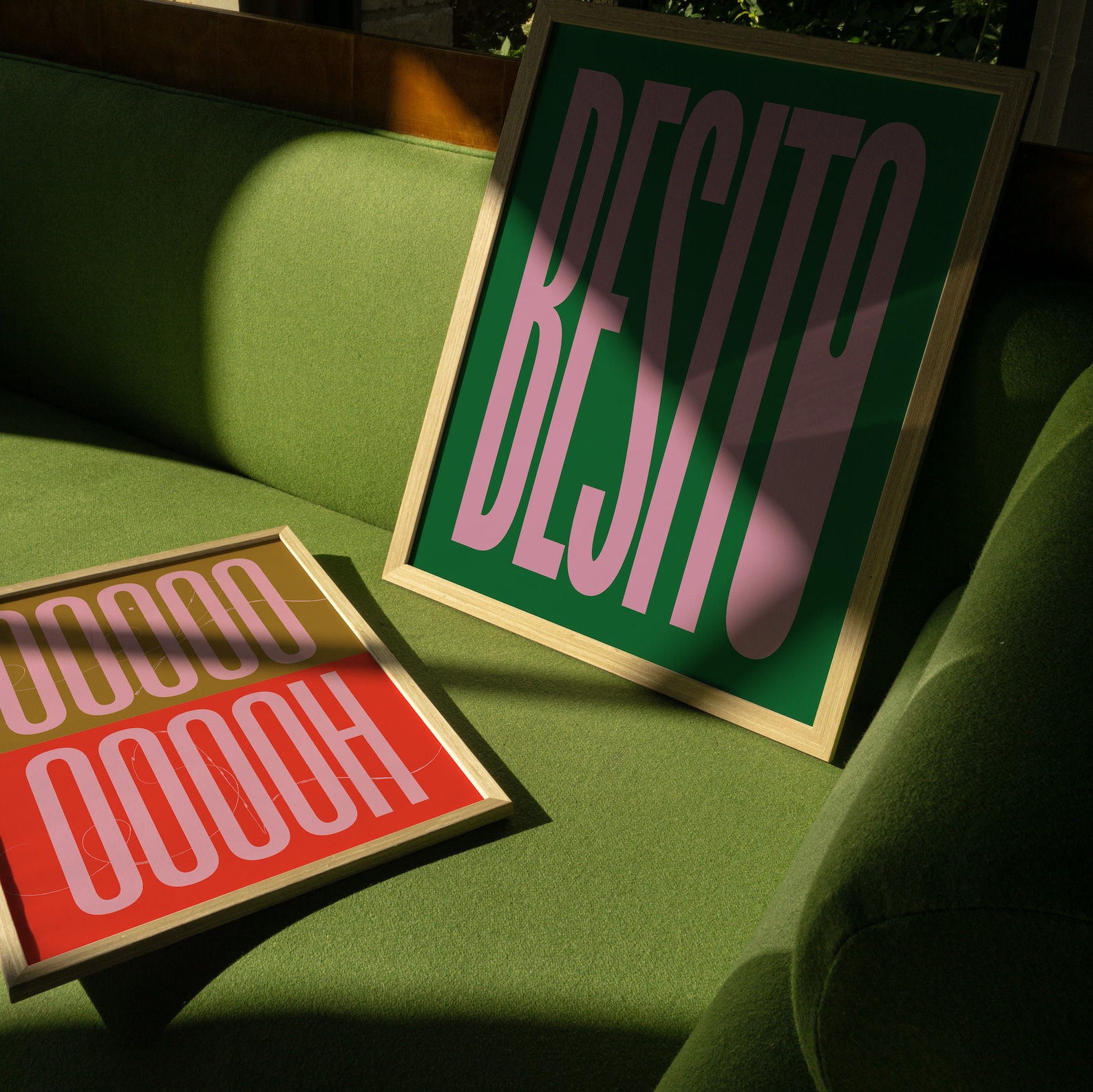 Besito Art Print – Pink & Green Spanish Typography, Kiss Decor - Etsy