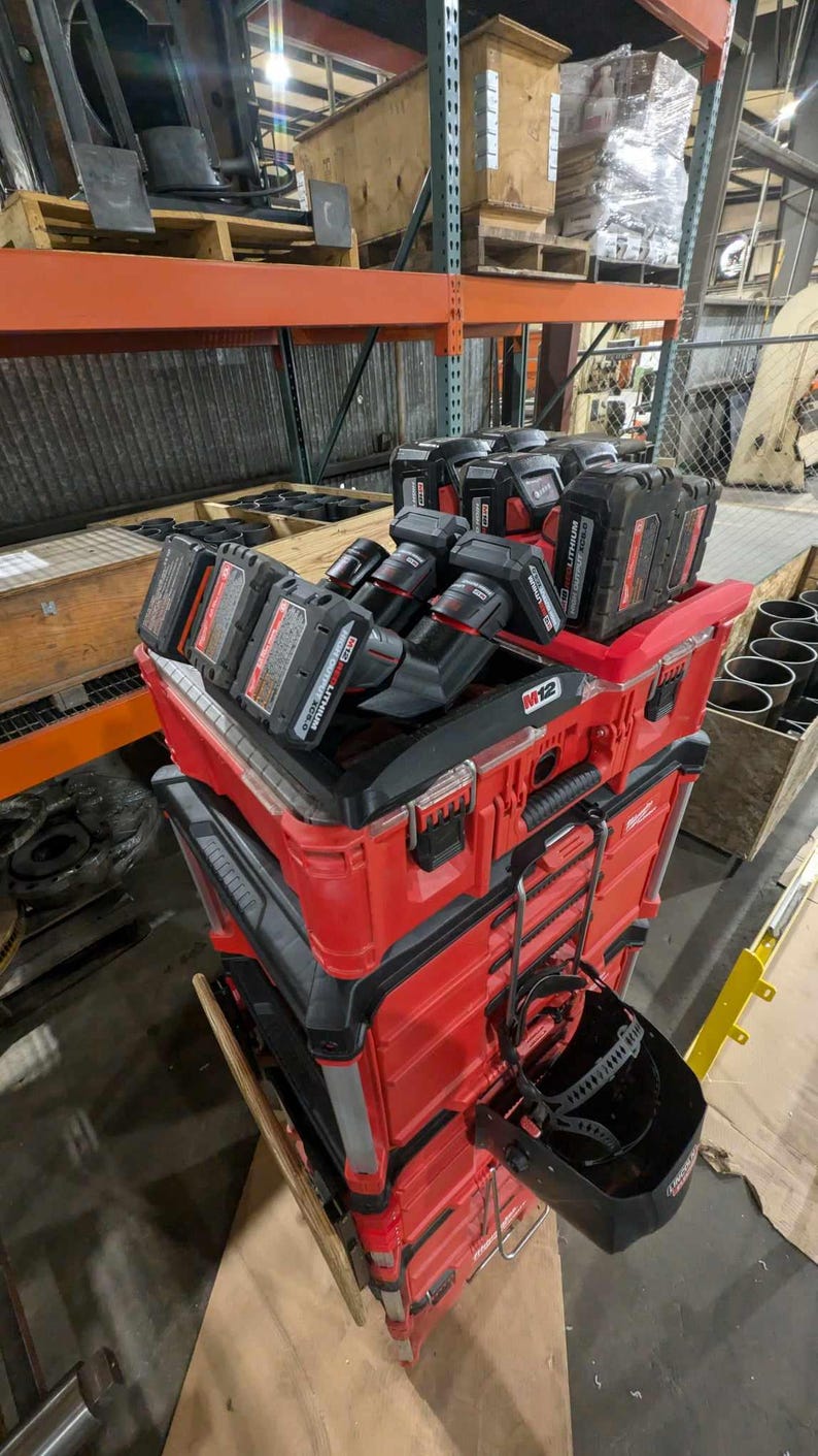 Milwaukee Packout M12 X6 Battery Holder - Etsy