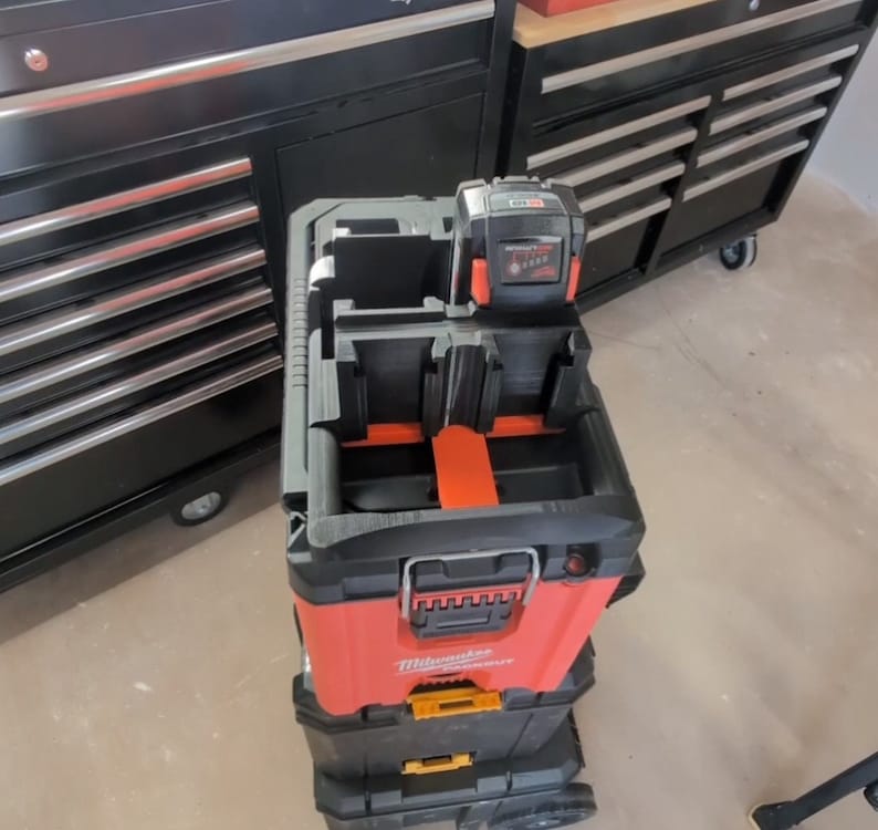 Milwaukee Packout Battery Holder X6 for Milwaukee M18 - Etsy
