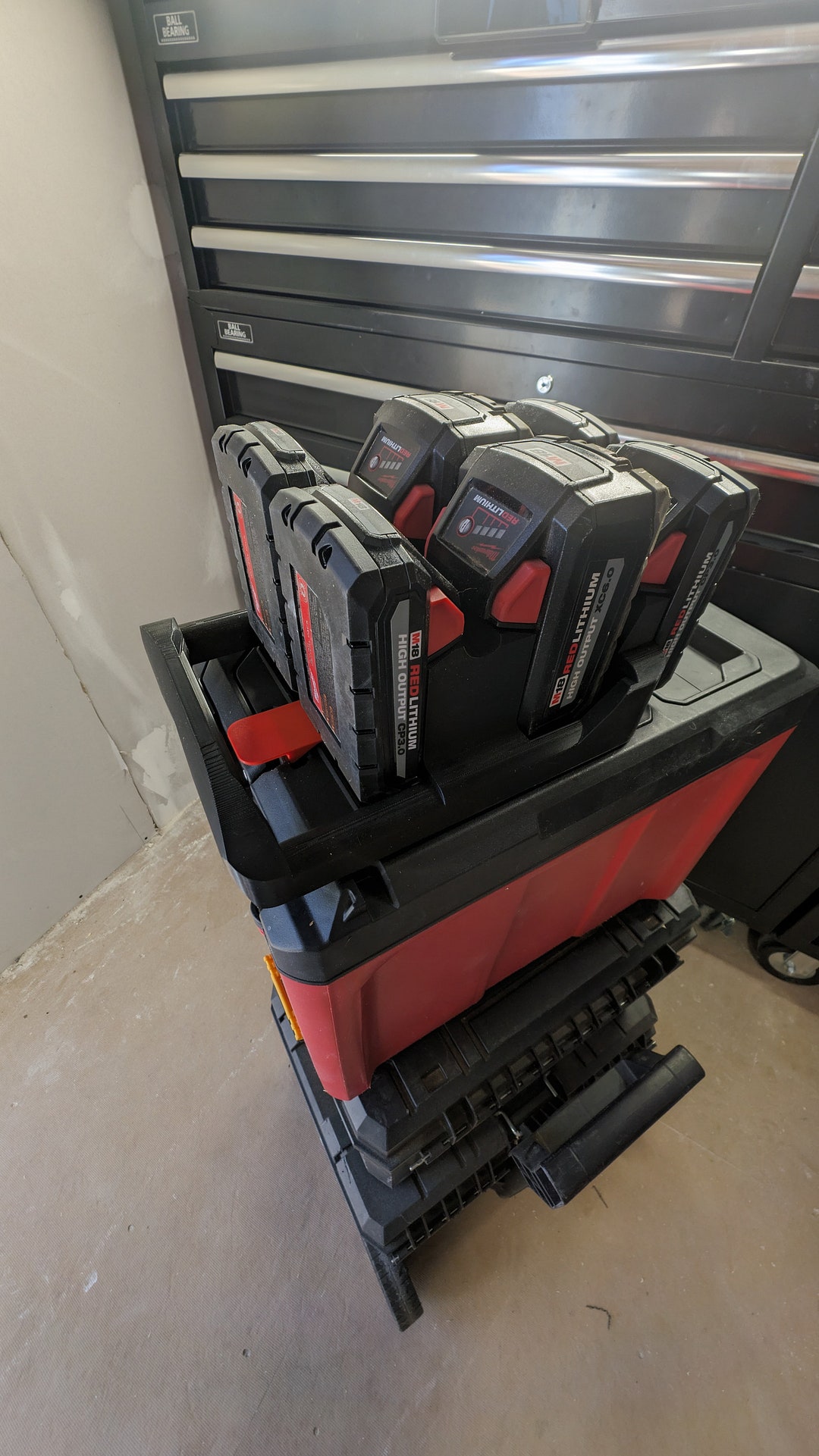 Milwaukee Packout Battery Holder X6 for Milwaukee M18 - Etsy