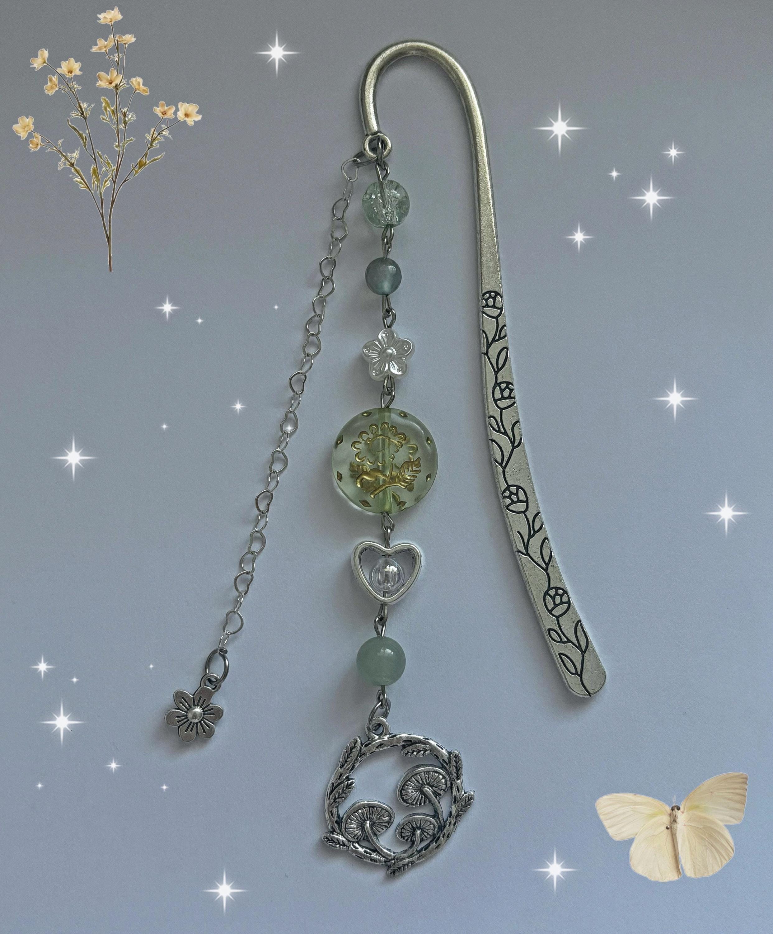 Whimsical Beaded Bookmarks - Fairycore Maximalism Cottagecore ...
